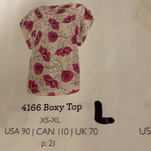 CAbi | Tops | New Cabi Boxy Top Size Large Fall 22 4166 | Poshmark